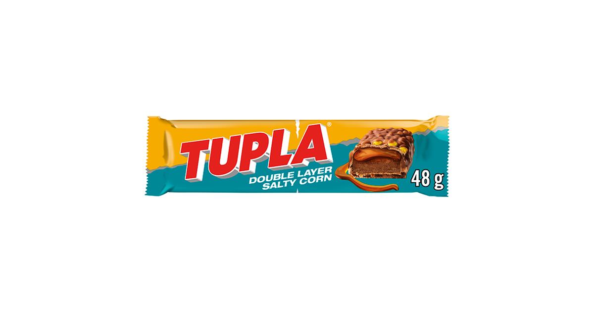 Tupla Double Layer Salty Corn suklaapatukka 48g | S-kaupat ruoan ...