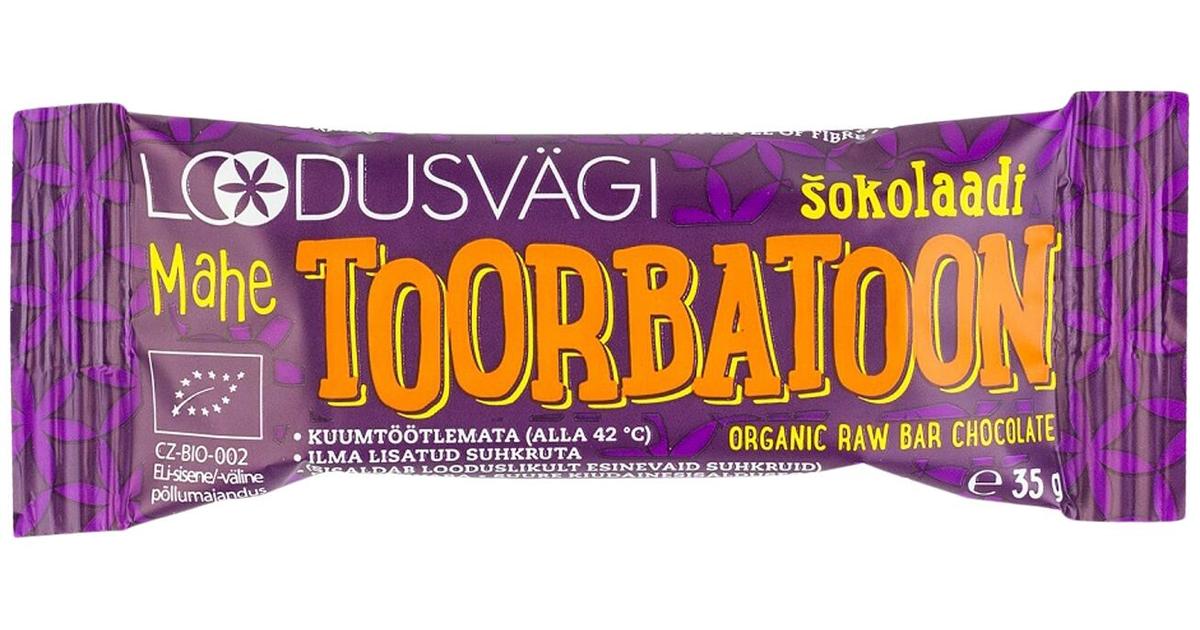 Šokolaadi toorbatoon 35g, mahe | Prisma | alati odavad hinnad, telli ...