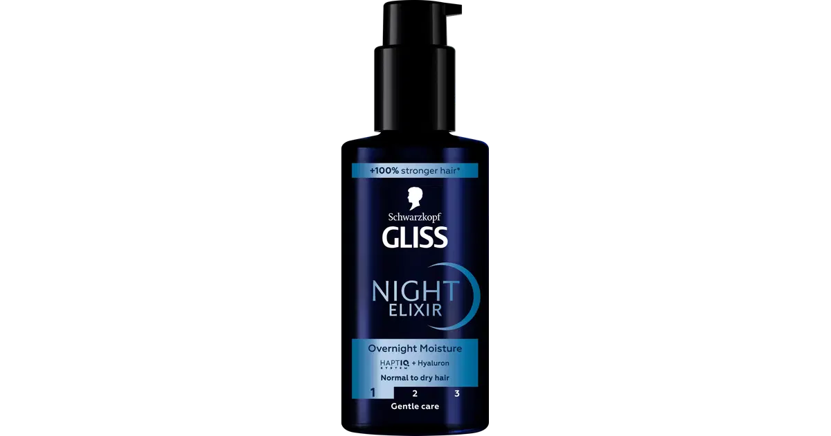 Schwarzkopf Gliss Night Elixir Overnight Moisture hiusseerumi 100 ml ...