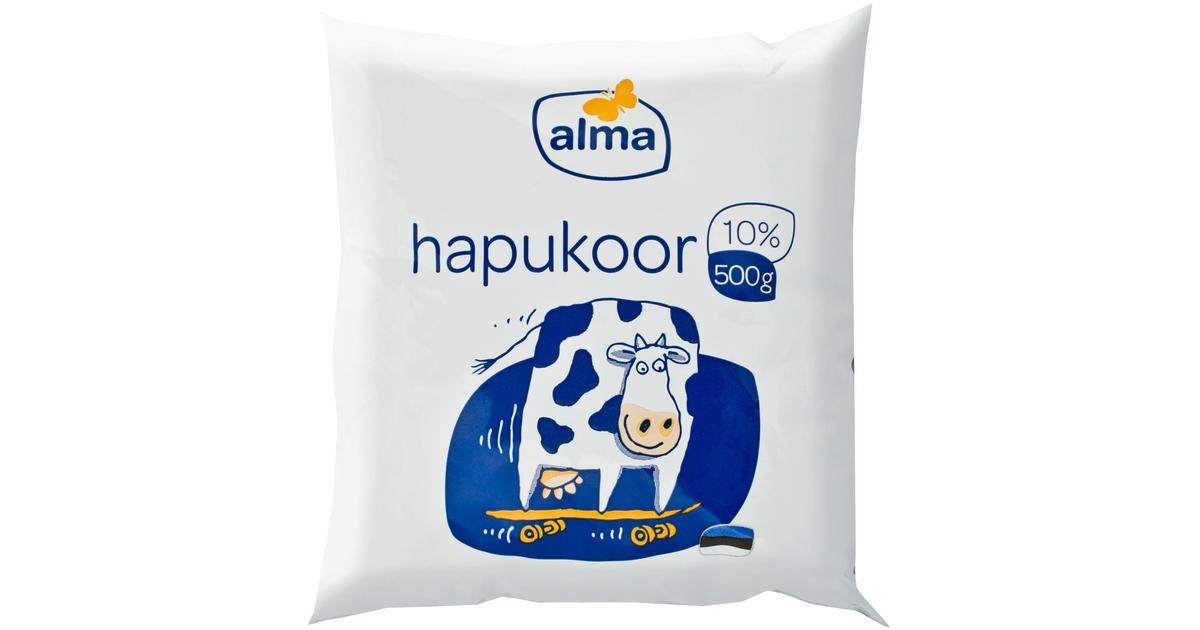Alma hapukoor 10% 500g | Prisma | alati odavad hinnad, telli kaup otse koju