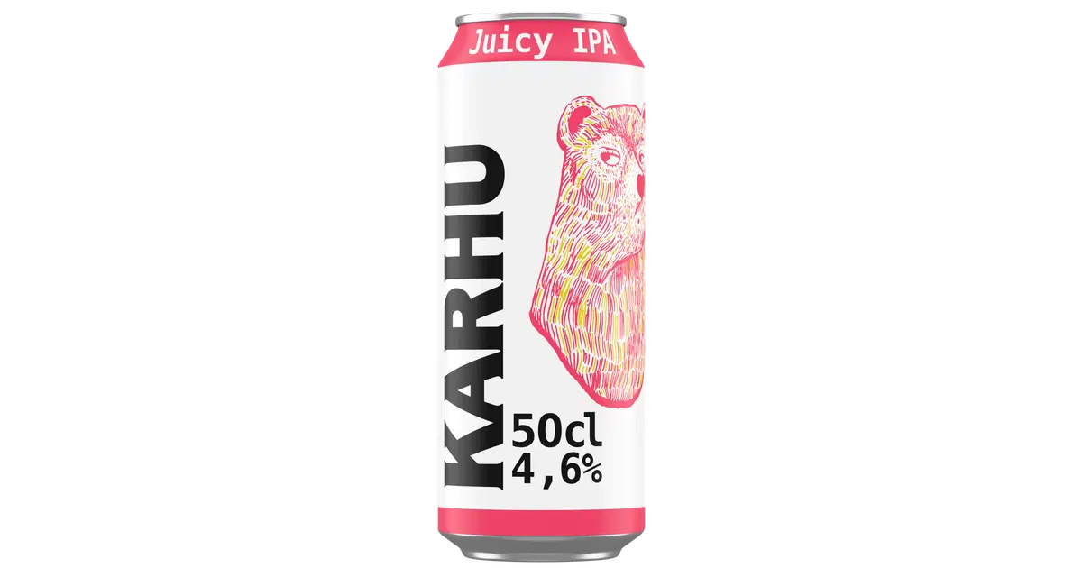 Karhu Juicy IPA olut 4,6 % tölkki 0,5 L | S-kaupat ruoan verkkokauppa