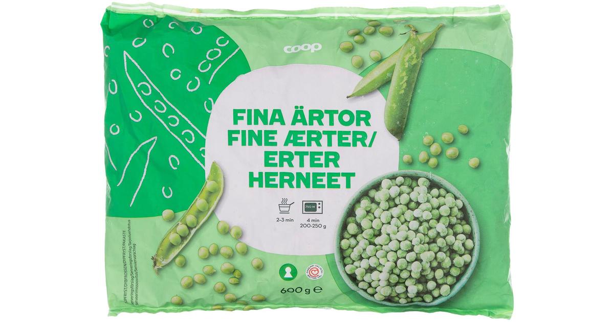 Coop herneet 600 g pakaste | S-kaupat ruoan verkkokauppa