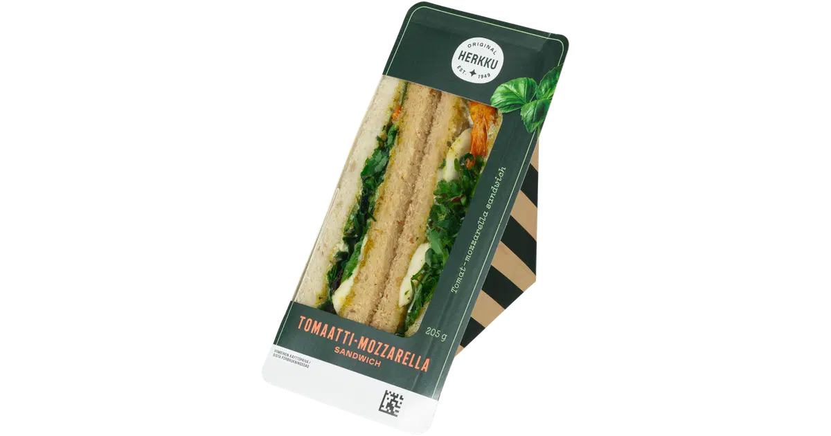 Herkku tomati ja Mozzarella juustuga võileib, 205 g | Prisma | alati ...