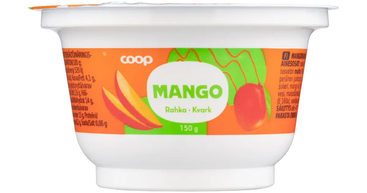 Coop mango kohupiimakreem, 150 g | Prisma | alati odavad hinnad, telli ...
