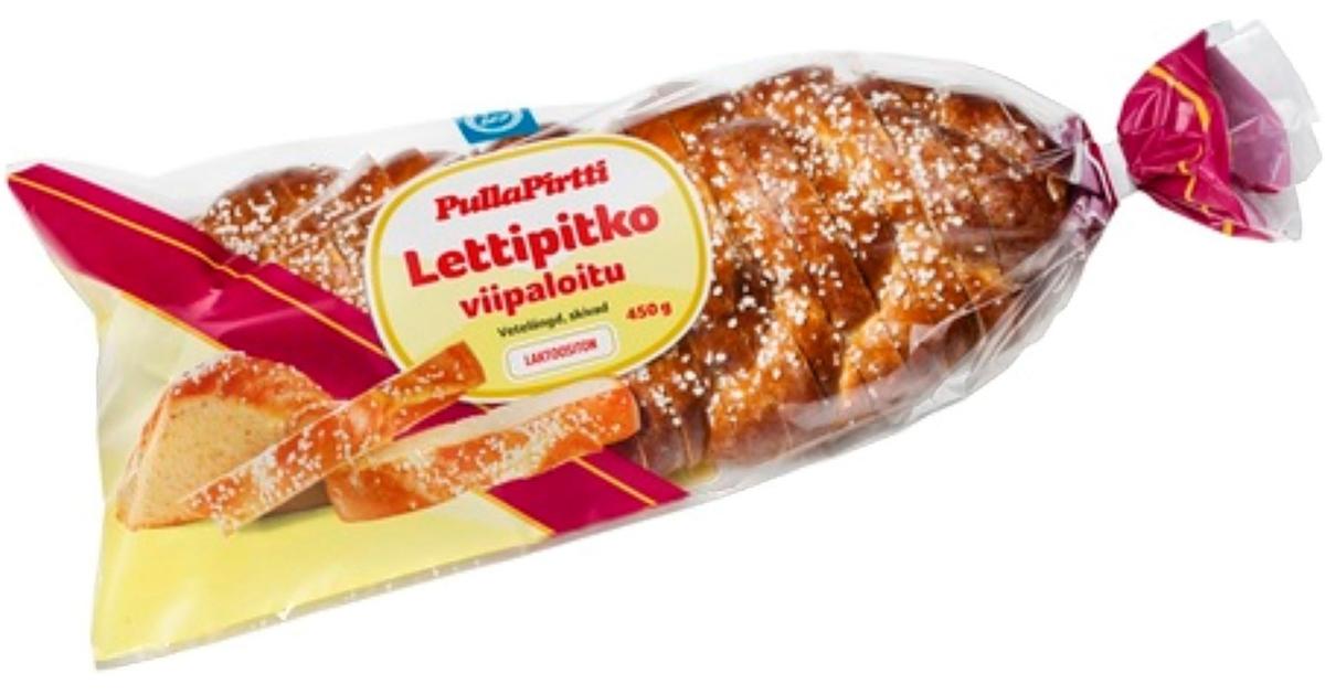 Pulla-Pirtti Lettipitko viipaloitu 450g laktoositon vehnäpitko | S ...