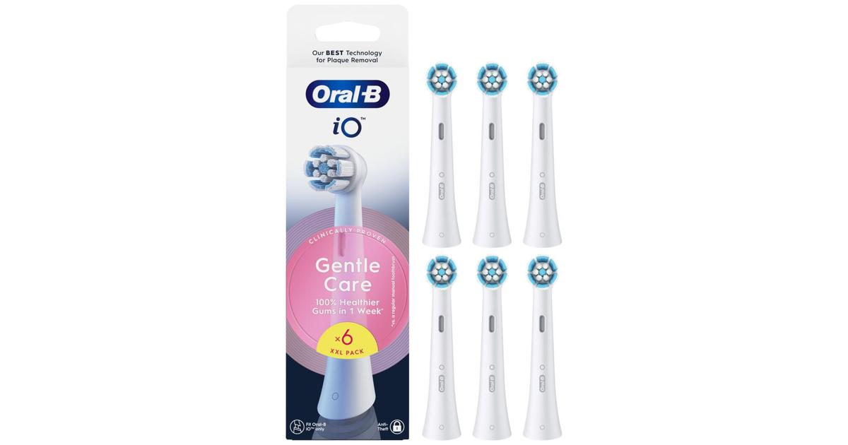 Oral-B iO Gentle Care vaihtoharja 6kpl | S-kaupat ruoan verkkokauppa