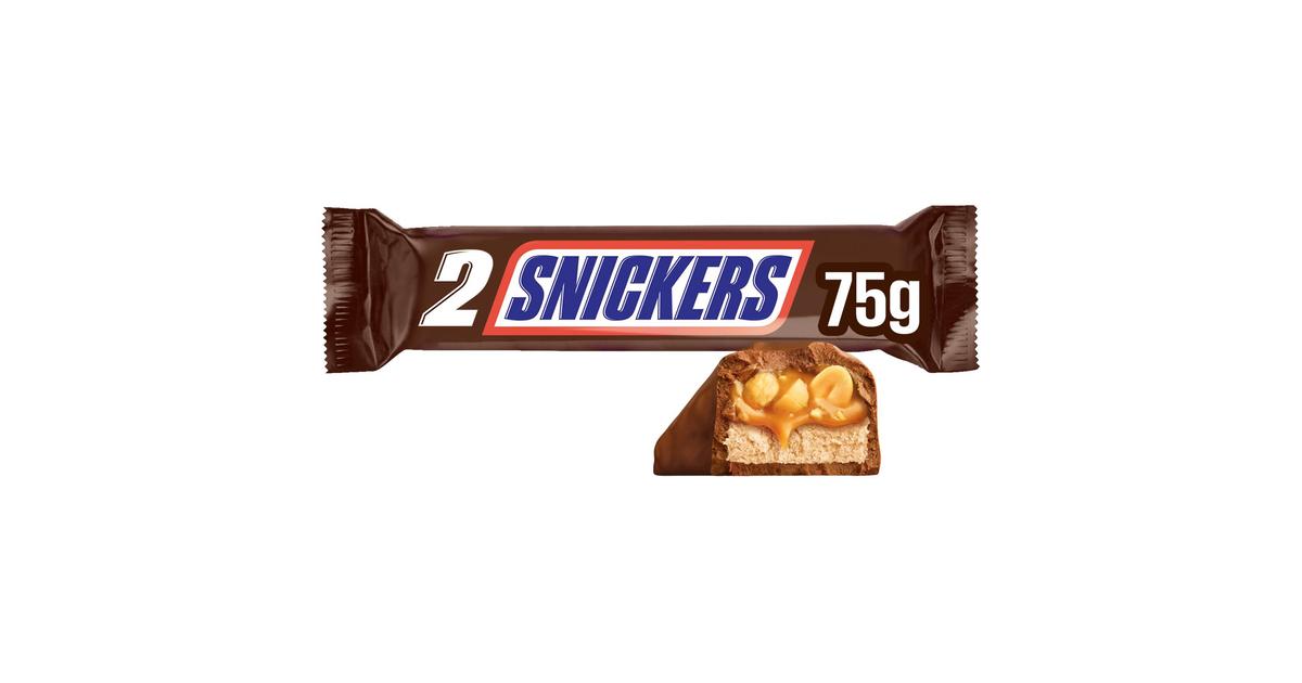 Snickers 2pack suklaapatukka 75g | S-kaupat ruoan verkkokauppa
