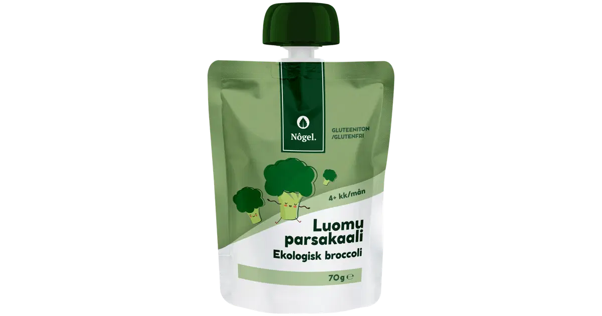 Nôgel luomu parsakaali, 70 g | S-kaupat ruoan verkkokauppa