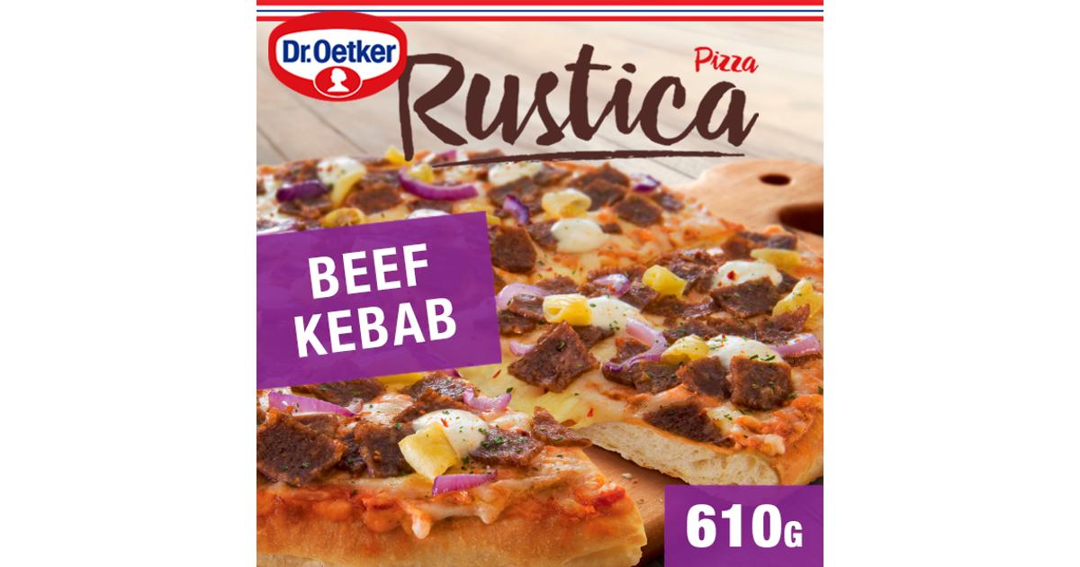 Dr. Oetker Rustica Beef Kebab pakastepizza 610g | S-kaupat ruoan ...