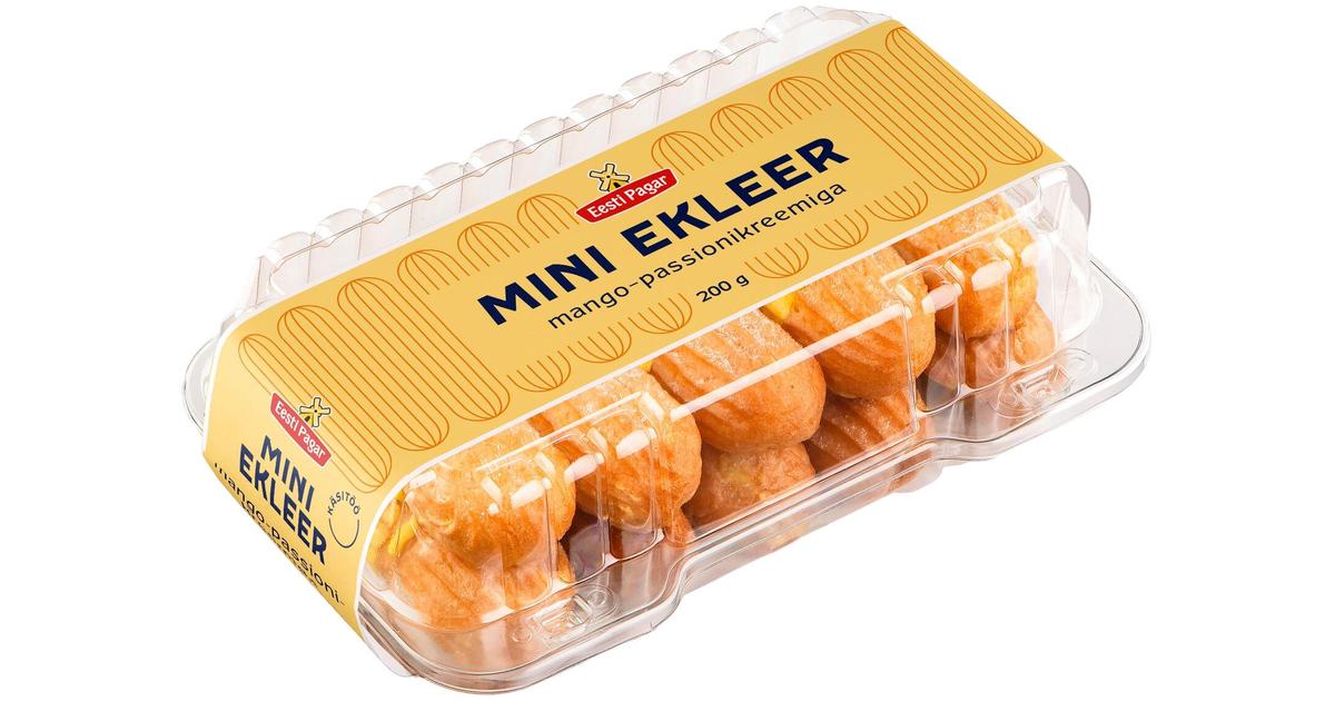 Eesti Pagar Mini Ekleer Mango-Passionikreemiga 200 G | Prisma | alati ...