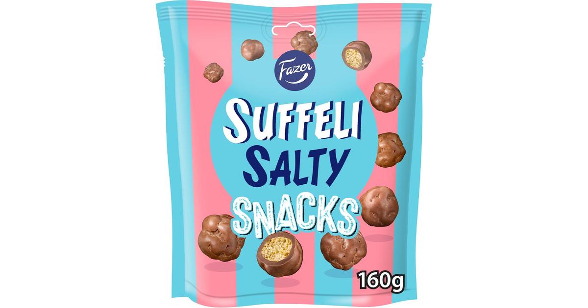 Fazer Suffeli Salty Snacks suklaa karkkipussi 160g | S-kaupat ruoan ...