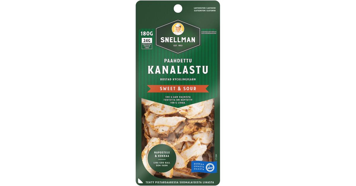 Snellman Paahdettu kana sweet&sour 180g | S-kaupat ruoan verkkokauppa