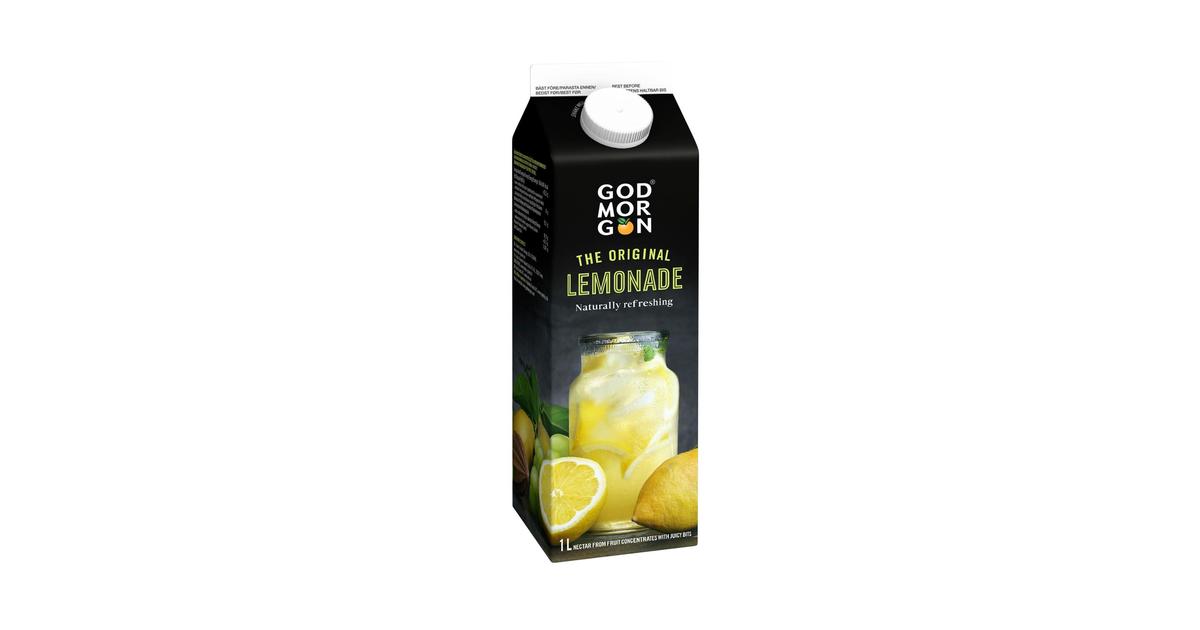 God Morgon The Original Lemonade 1 L | S-kaupat ruoan verkkokauppa