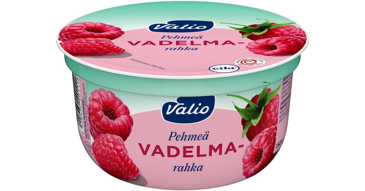 Valio pehmeä vadelmarahka 150 g laktoositon | S-kaupat ruoan verkkokauppa