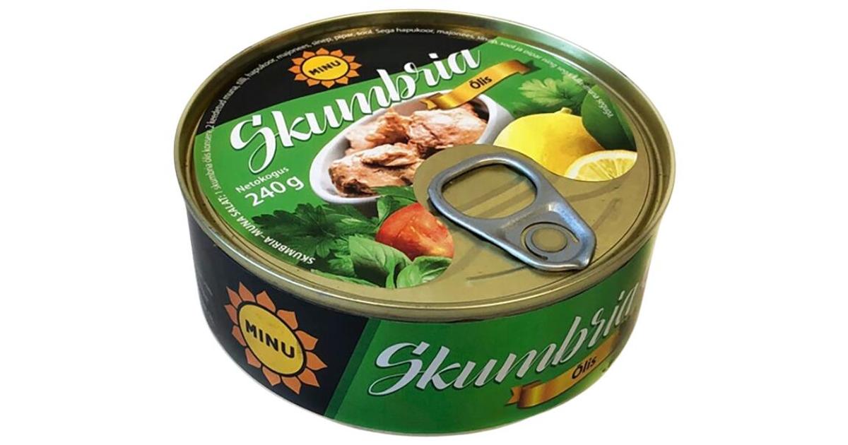 Minu skumbria õlis 240 g | Prisma | alati odavad hinnad, telli kaup ...