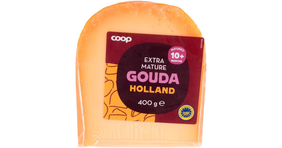Coop Gouda Holland Extra Mature juusto 10 kk 400 g | S-kaupat ruoan ...