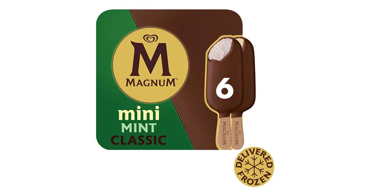 Magnum Mini Mint & Classic Jäätelö Monipakkaus 330ml/311g 6 kpl | S ...
