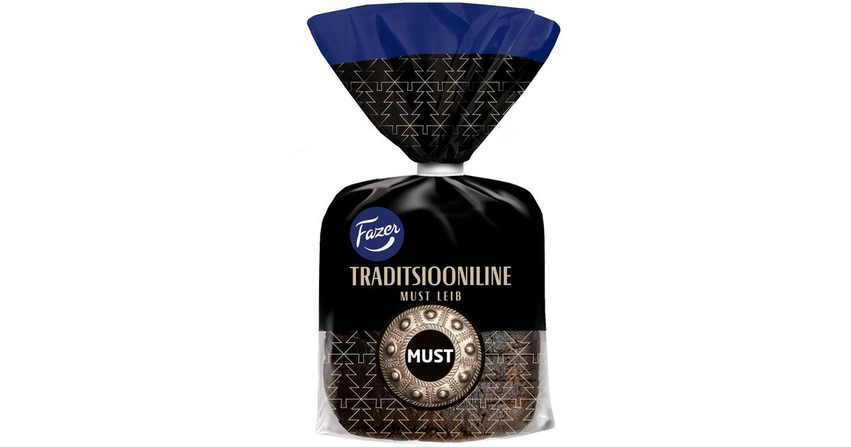 Fazer Must Leib 300 G | Prisma | alati odavad hinnad, telli kaup otse koju