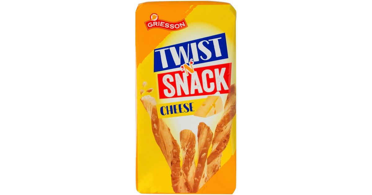Griesson Twist Snack Juusto 125g | S-kaupat ruoan verkkokauppa