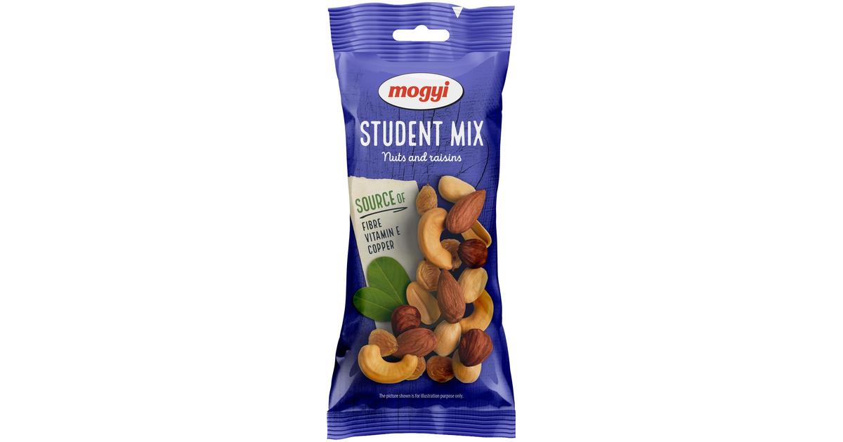 Mogyi Mix 02- röstitud maa-ja sarapuupähklite, rosinate, india pähklite ...