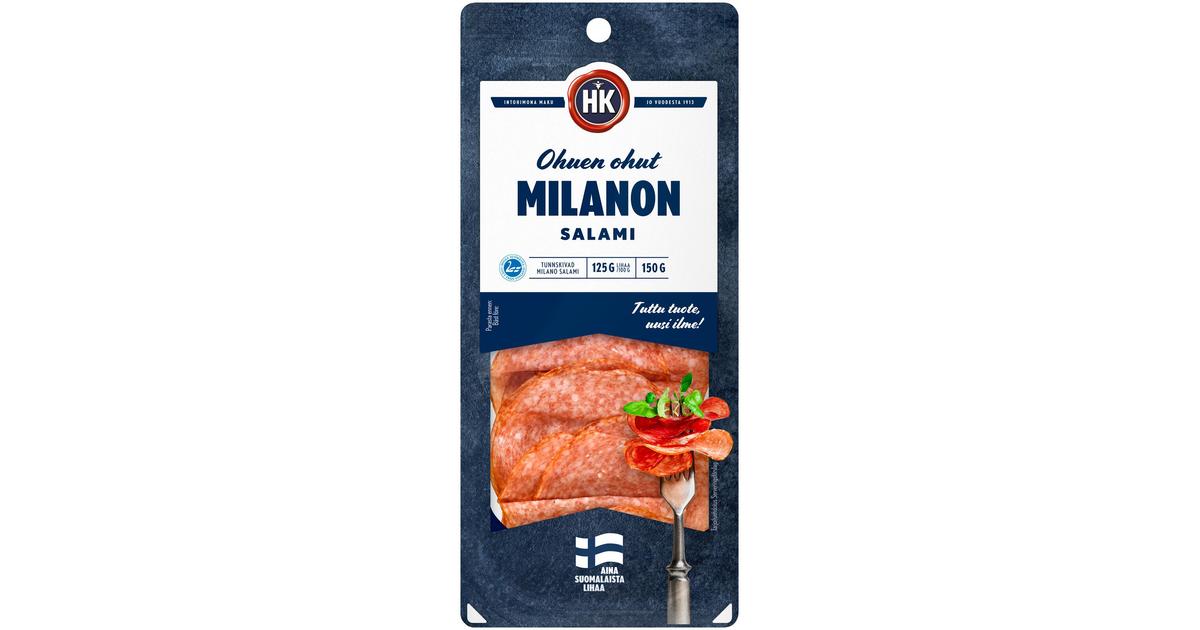 HK Ohuen ohut Milanon salami 150 g | S-kaupat ruoan verkkokauppa