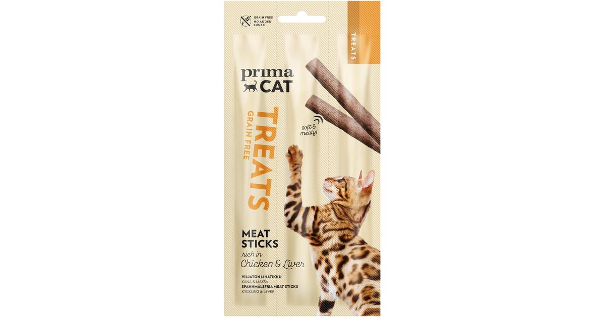 PrimaCat Meat Stick kana-maksa 15 g | S-kaupat ruoan verkkokauppa