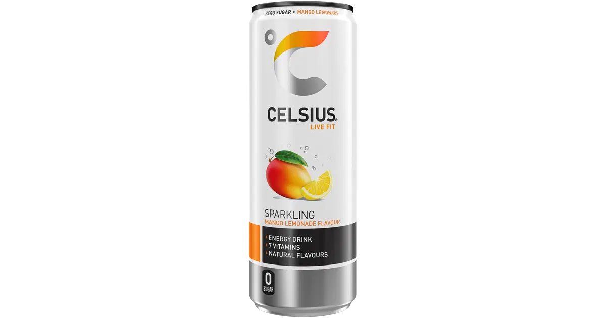 CELSIUS Mango Lemonade Energiajuoma 355ml | S-kaupat ruoan verkkokauppa