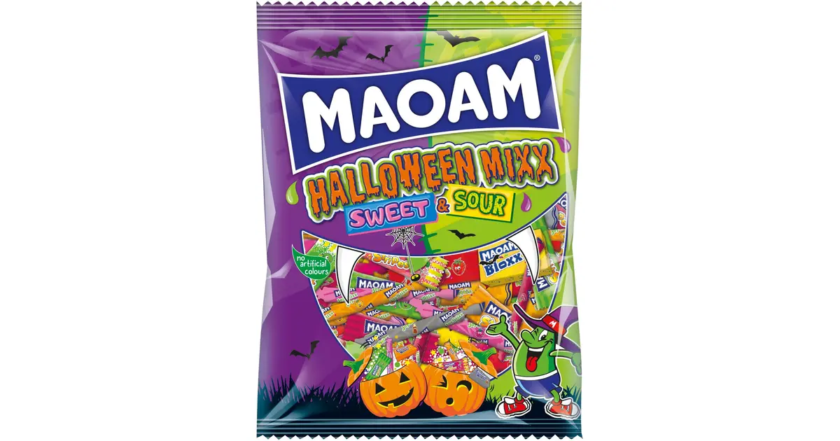 HARIBO Maoam Halloween Mixx sweet&sour 300 g karkkipussi | S-kaupat ...