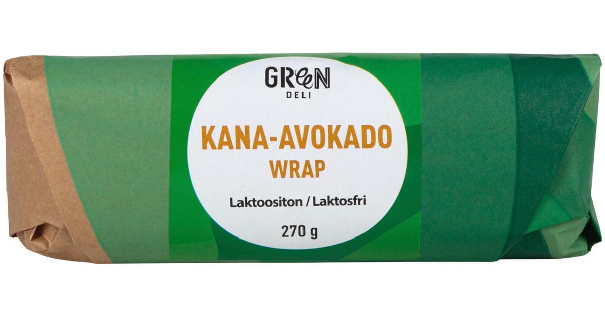 Greendeli Kana Avokado Wrap 270 g | S-kaupat ruoan verkkokauppa