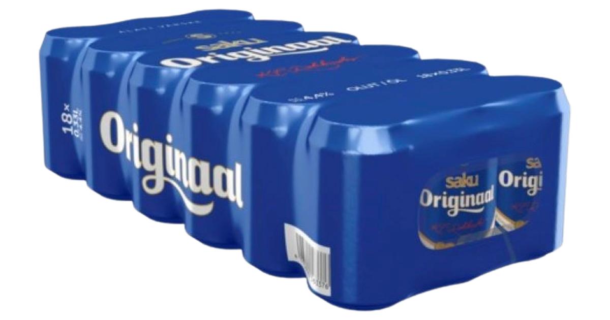 18-pack Saku Originaal lager olut 4,4% tölkki 0,33 L | S-kaupat ruoan ...