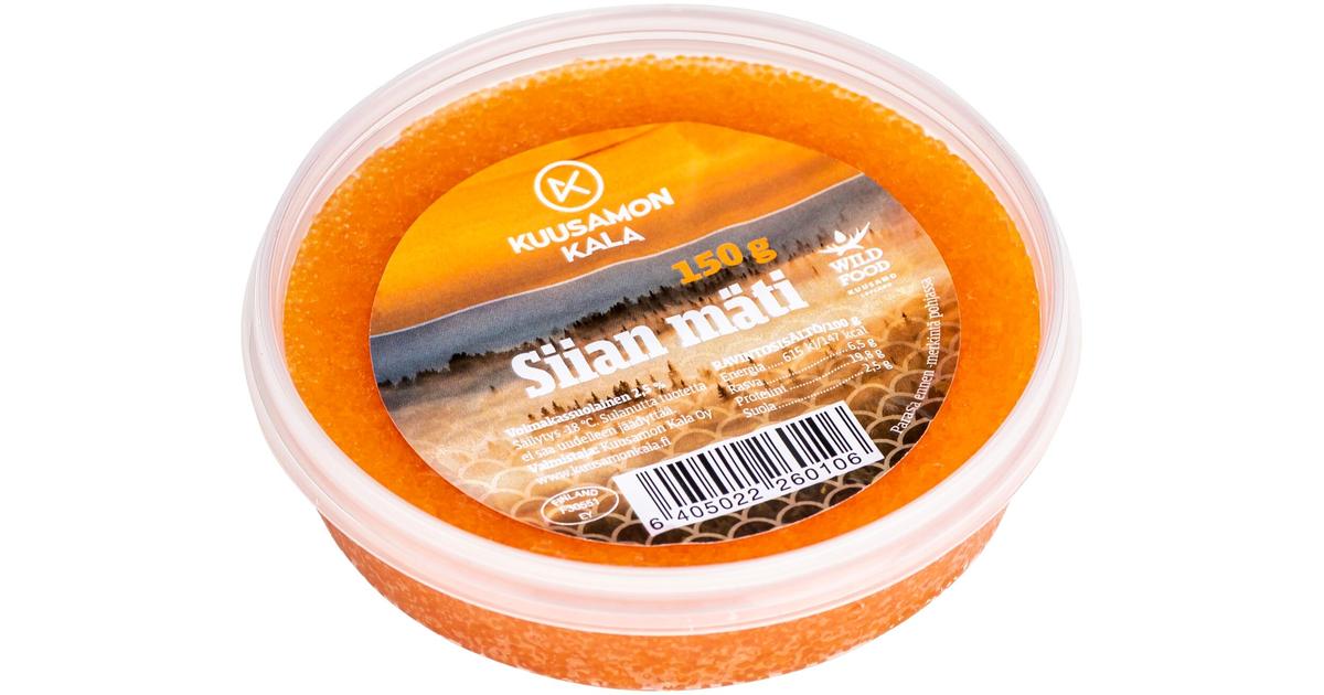 Kuusamon kala Siian mäti 150g | S-kaupat ruoan verkkokauppa