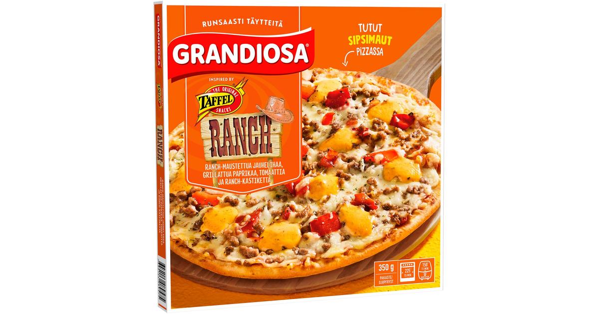 Grandiosa inspired by Taffel Ranch kiviuuni pakastepizza 350g | S ...