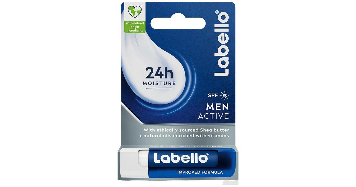 Labello 4,8g Active For Men SK15 -huulivoide | S-kaupat ruoan verkkokauppa