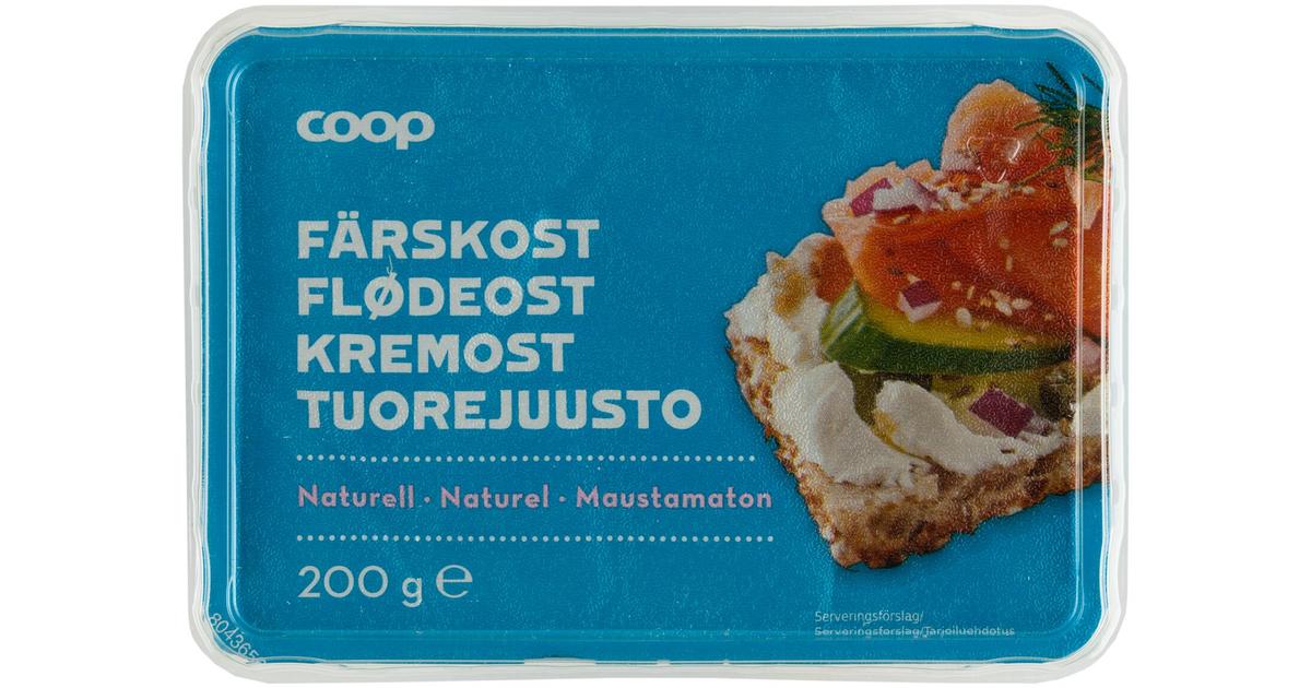 Coop maustamaton tuorejuusto 200 g | S-kaupat ruoan verkkokauppa