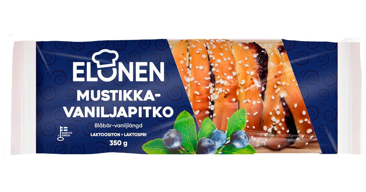 Elonen Mustikka-vaniljapitko 350g | S-kaupat ruoan verkkokauppa