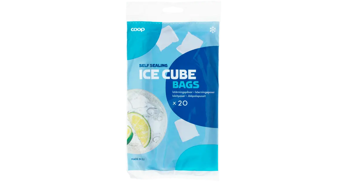 Coop jääpalapussit 20 kpl | S-kaupat ruoan verkkokauppa