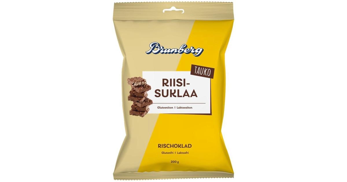 Brunberg Tauko Riisisuklaa 200g | S-kaupat ruoan verkkokauppa