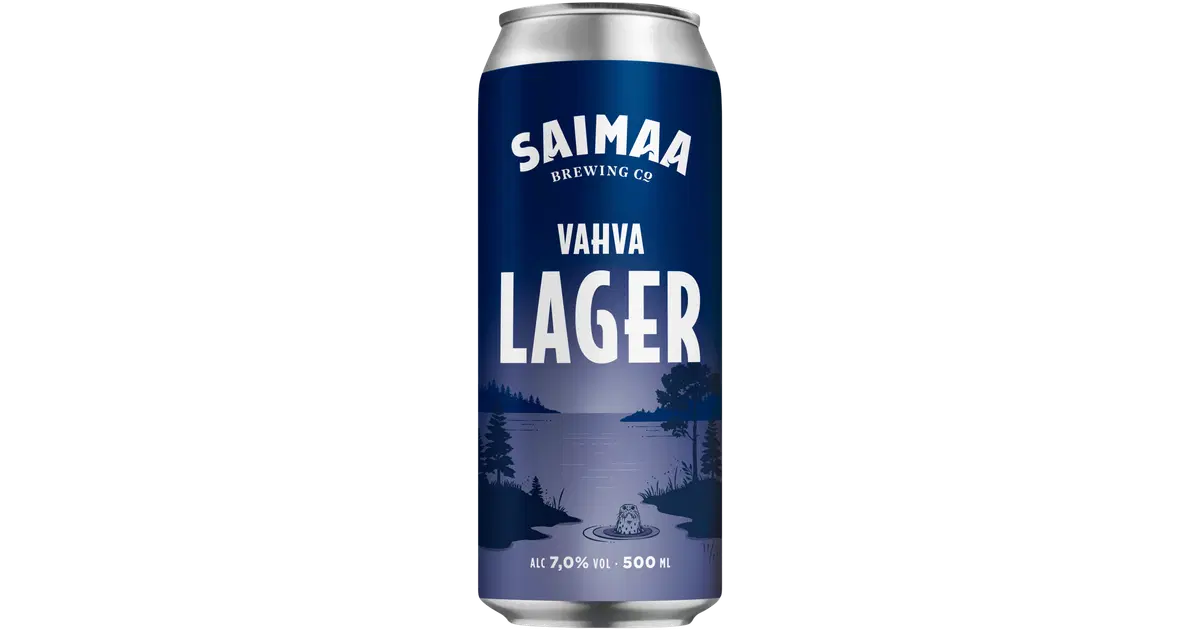 Saimaa Vahva Lager 7,0% olut 0,5l tölkki | S-kaupat ruoan verkkokauppa