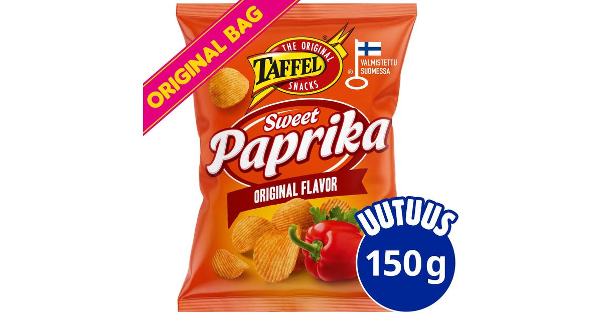 Taffel Sweet Paprika maustettu sipsi 150g | S-kaupat ruoan verkkokauppa