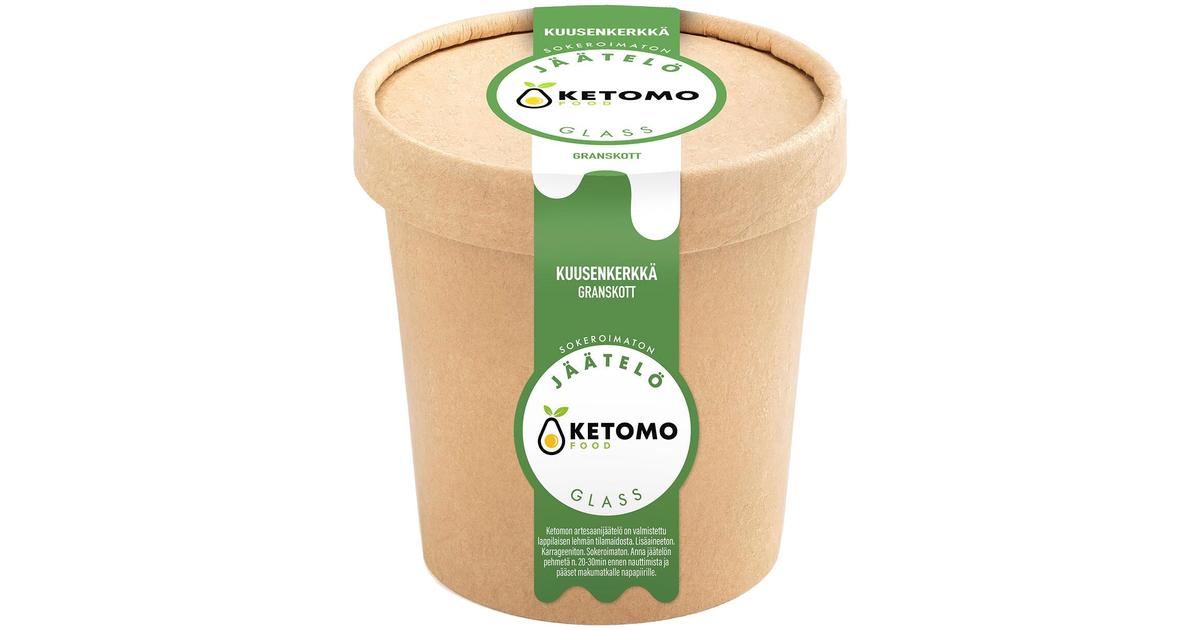 Ketomo Food Kuusenkerkkäjäätelö 473ml | S-kaupat ruoan verkkokauppa