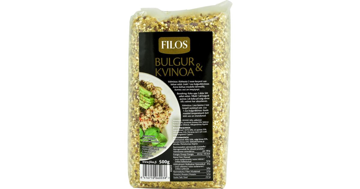 Filos 500g bulgur&kvinoa | S-kaupat ruoan verkkokauppa