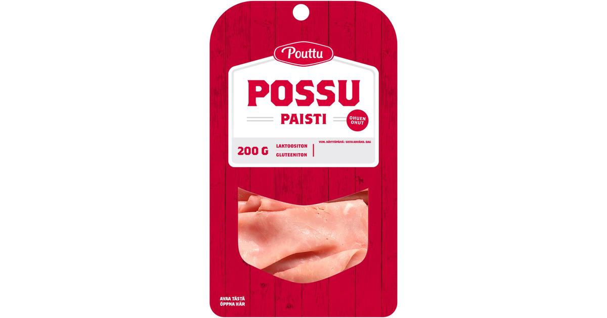 Pouttu Ohuen Ohut Possupaisti 200g | S-kaupat ruoan verkkokauppa