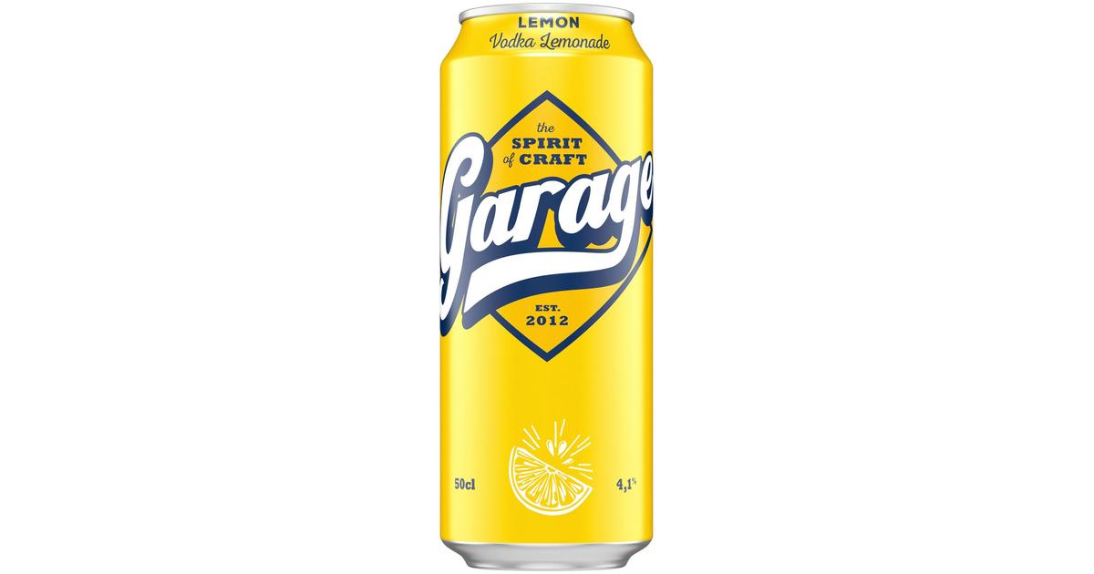 Garage Vodka Lemonade juomasekoitus 4,1% 0,5 L tlk | S-kaupat ruoan ...
