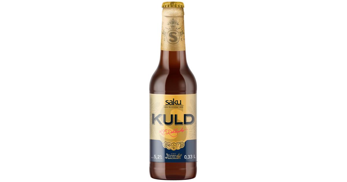 Saku Kuld õlu 5,2%vol 330ml | Prisma | alati odavad hinnad, telli kaup ...