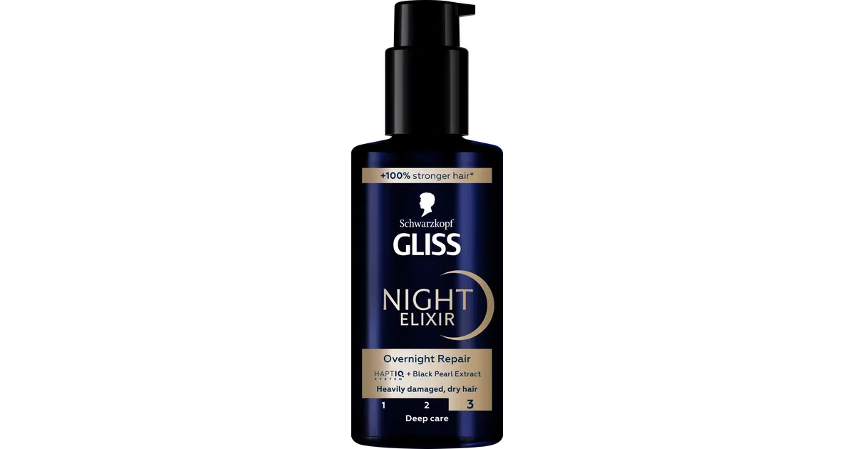 Schwarzkopf Gliss Night Elixir Overnight Repair hiusseerumi 100 ml | S ...