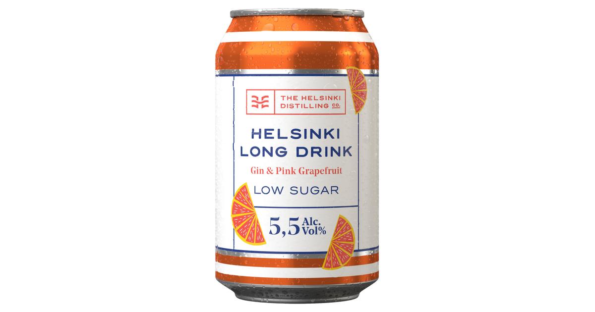Helsinki Long Drink Gin & Pink Grapefruit Low Sugar 5,5% 0,33 l tlk | S ...