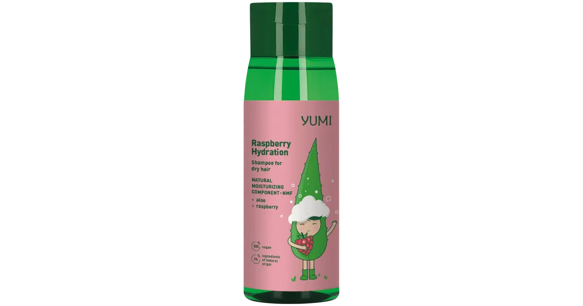 Yumi kosteuttava shampoo vadelma kuiville hiuksille 300 ml | S-kaupat ...