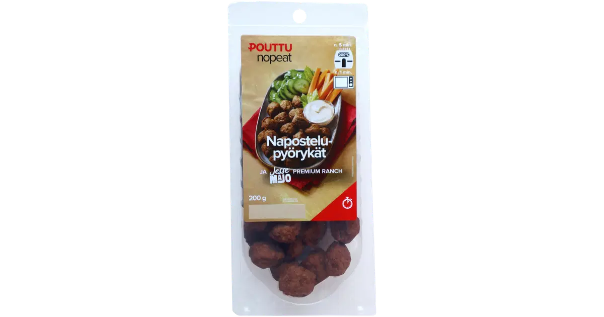Pouttu Nopeat Napostelupyörykkä ja Premium Ranch -majoneesi 200 g | S ...