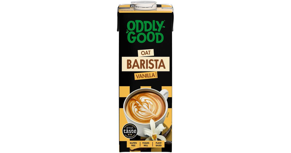 Oddlygood® Barista kaurajuoma 1 l vanilja UHT gluteeniton | S-kaupat ...