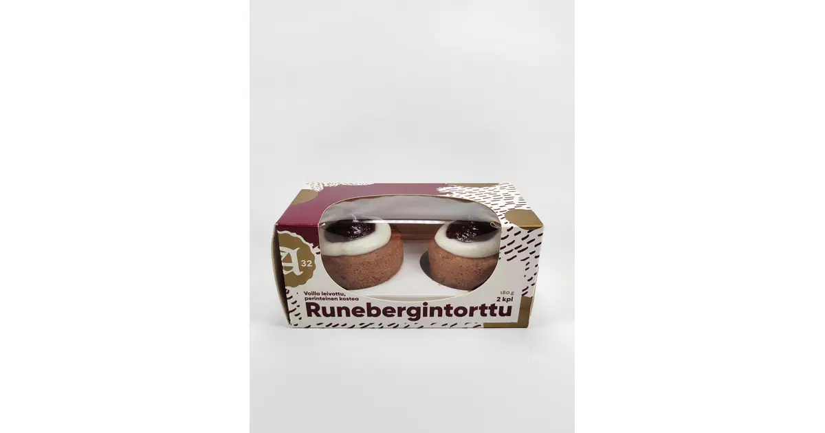 Aallon perinteinen Runebergin torttu 2 kpl/rasiassa | S-kaupat ruoan ...